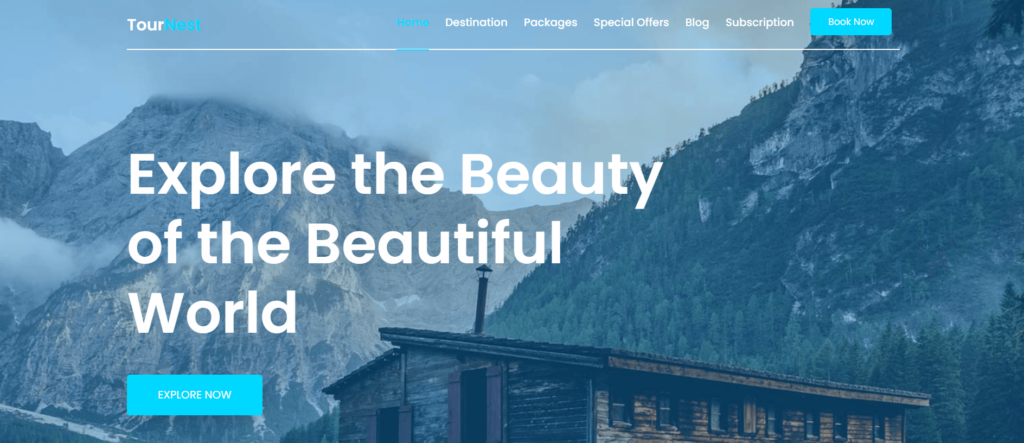 Download free hotels and flights travel Landing Pages (HTML, PSD)