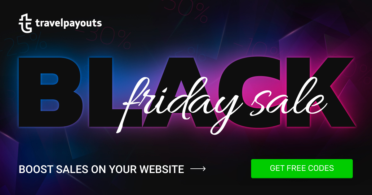 Boost Sales on Black Friday With Exclusive Promo Codes — Travelpayouts
