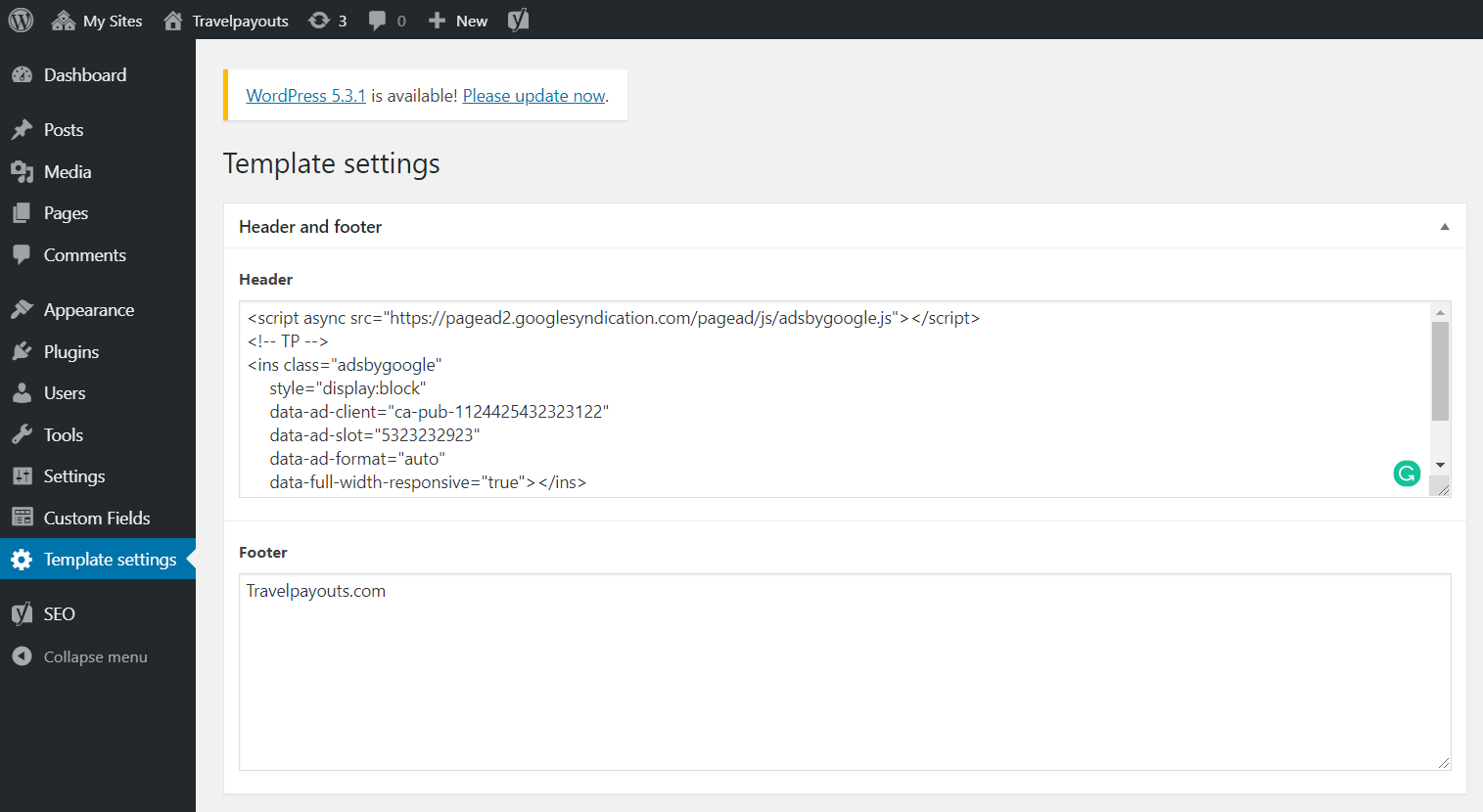 How to Add Google AdSense Code to Your Blog | Travelpayouts