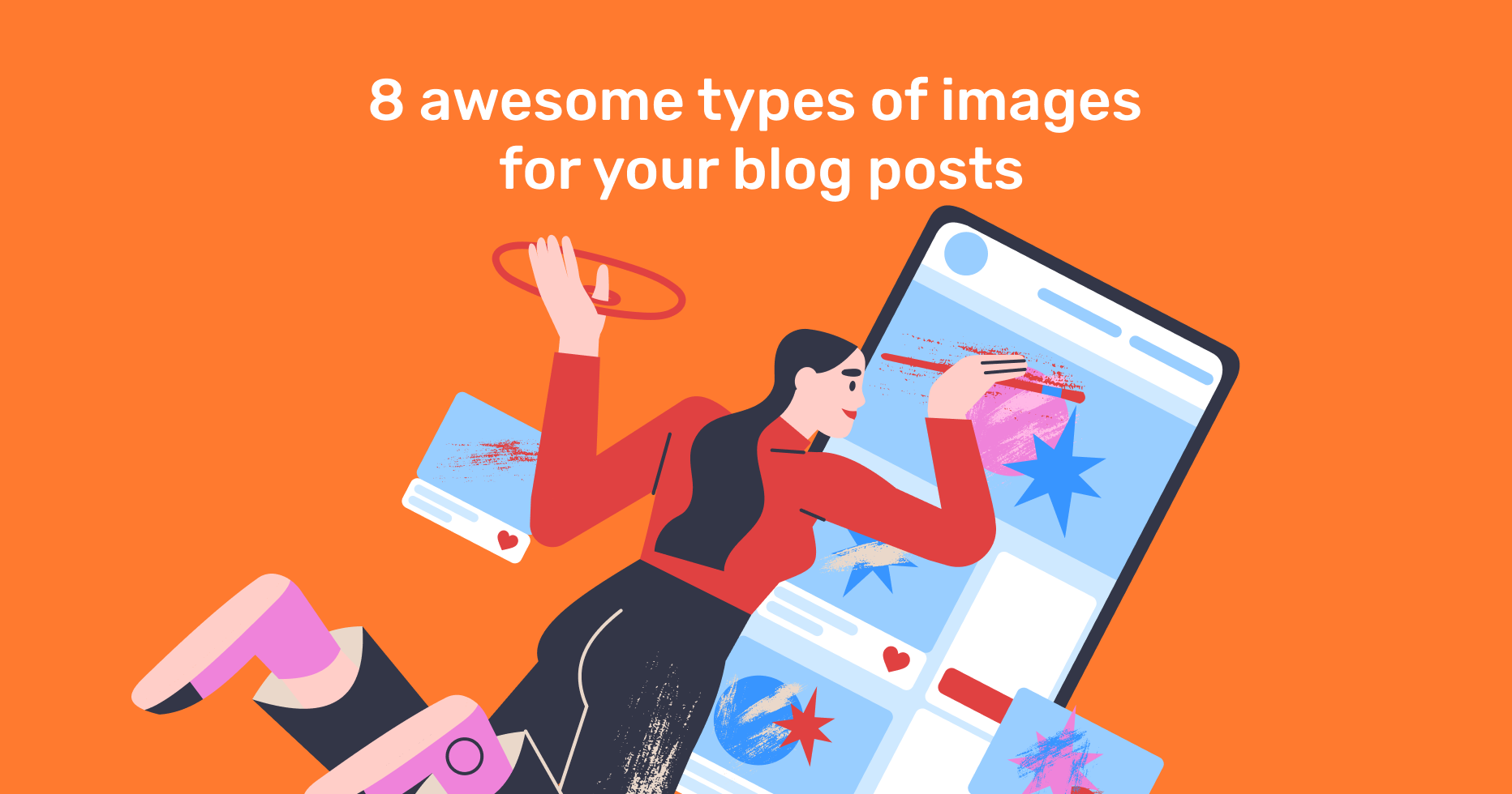 8 types of images which improves blog performance