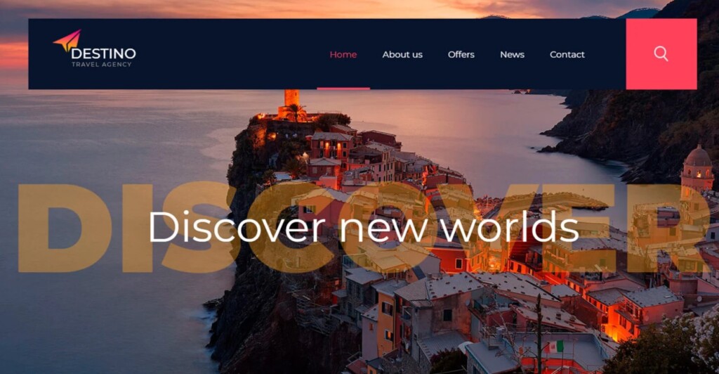 Download Free Hotels And Flights Travel Landing Pages (HTML, PSD)