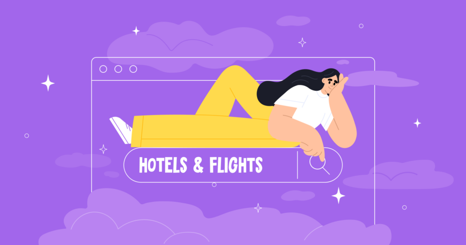 Download free hotels and flights travel Landing Pages (HTML, PSD)