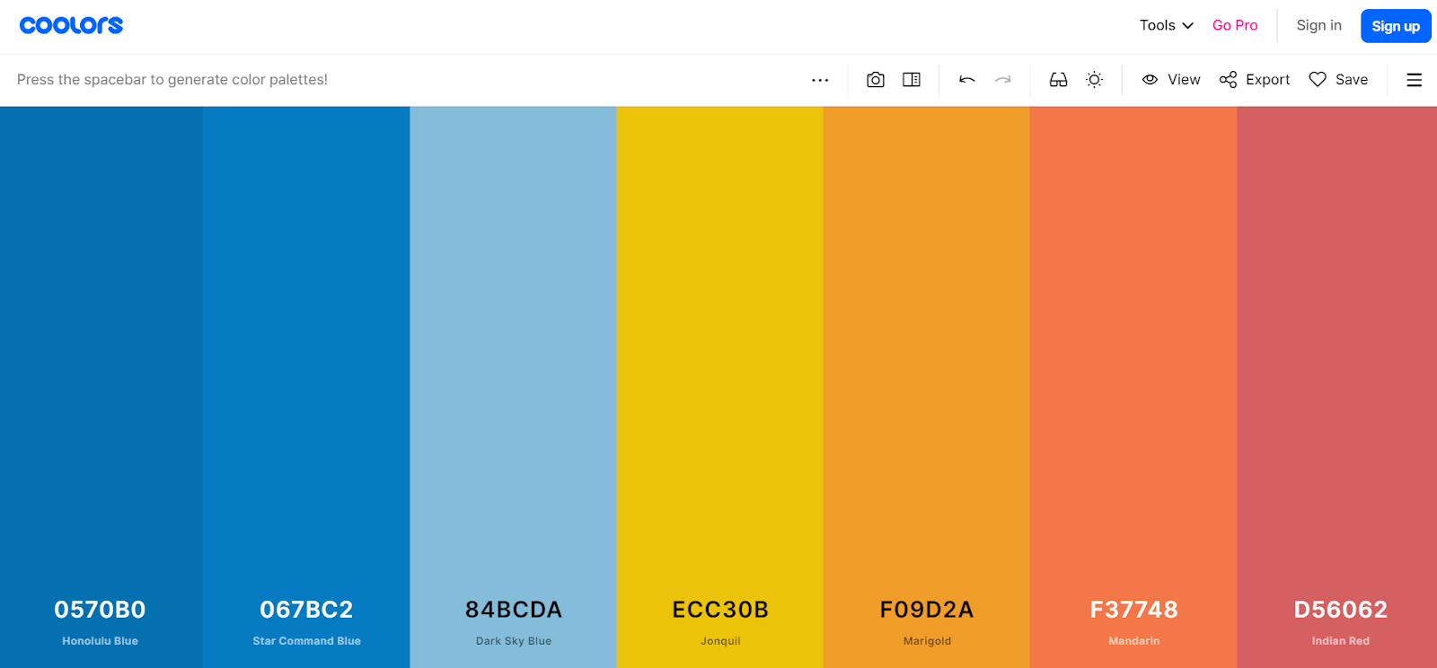 Tips and tools to create a color palette for your blog